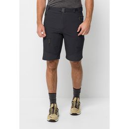 Jack Wolfskin Herren Trekkinghose "ZIEGSPITZ SHORTS M"phantom, Gr. 46, 1. OBERSTOFF 90% POLYAMID, 10% ELASTHAN 2. OBERSTOFF 90% POLYAMID, 10%
