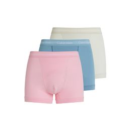 Herren Boxershorts "BOXER BRIEF 3PK", Calvin Klein Underwear, Gr. S, blau, Jersey, Obermaterial: 95% Baumwolle, 5% Elasthan, Unterhosen, mit Calvin