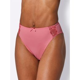 Damen Slip, Gr. 48, rosa, 86% Polyamid, 14% Elasthan, Unterhosen