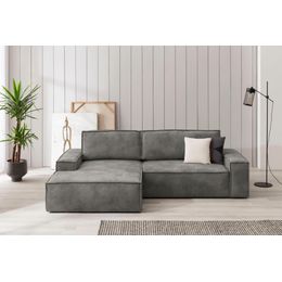 Ecksofa Home Affaire, B:267cm H:85cm T:167cm, grau, 100% Polyester, Wohnzimmer, Sofas, "SHERWOOD L-Form, 267 cm - OTTO. Verl&auml;ssliche Qualit&auml;t.",