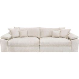 Big-Sofa Home Affaire, B:246cm T:123cm, beige, 100% Polyester, Sofas, "Soft&Cosy XL, B: 246 cm - OTTO. Verl&auml;ssliche Qualit&auml;t.", Mega-Sofa, Cord oder