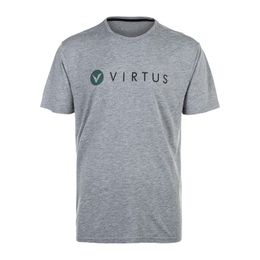 Virtus Herren Funktionsshirt "EDWARDO", grau, Gr. M, unifarben, 85% Polyester, 15% Viskose, Shirts, mit schnell trocknender QUICK DRY Technologie