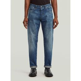 G-Star Raw 5-Pocket-Jeans G-STAR "Morry FWD Regular Tapered Selvedge Jeans", Damen, Gr. 26, L&auml;nge 32, faded pacific, Obermaterial: 100% Baumwolle, Jeans 5-Pocket-Jeans