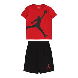 Jordan Set 'JUMBO' Jungen Gr&ouml;&szlig;e 98/104 dunkelrot / schwarz