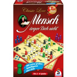 Schmidt Spiele Kinder Spiel "Classic Line, Mensch ärgere Dich nicht", bunt, Spiele, mit großen Spielfiguren, Made in Germany