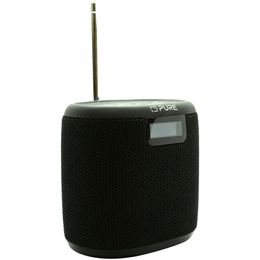 pure Portable-Lautsprecher "Woodland Mini", B:12,4cm H:12cm T:9,6cm, schwarz, Lautsprecher