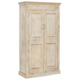 Garderobenschrank OTTO HOME, B:100cm, braun, Flur, Schränke, "Devdan", mit dekorativen Fräsungen oben, Breite 100 cm, viel Stauraum