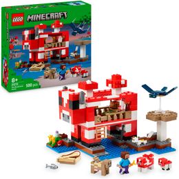 Lego Kinder Konstruktionsspielsteine "Das Pilzkuh-Haus (21270), Lego Minecraft", bunt, Kunststoff, Spielbausteine, Made in Europe