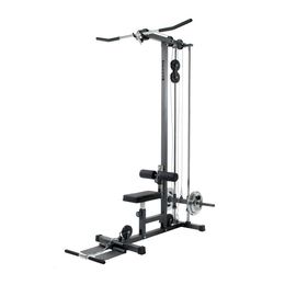 Kraftstation "Mulit-Lat Tower", B:120cm H:210cm L:141cm, schwarz, Finnlo BY HAMMER, Kraftstationen, max. Benutzergewicht 120 kg, max.