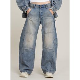G-Star Raw 5-Pocket-Jeans G-STAR "Bowey Barrel Jeans", Damen, Gr. 28, L&auml;nge 30, vintage futurity, Obermaterial: 25% Baumwolle, Jeans 5-Pocket-Jeans