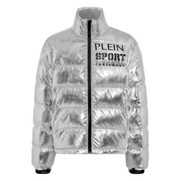 Plein Sport Damen Winterjacke "Statement", silber, Gr. 5XL, Obermaterial: 100% Polyester; Futter: 100% Polyester; F&uuml;llung: 100% Polyester, Jacken
