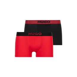 HUGO UNDERWEAR Herren Trunk, Gr. XXL, bunt, Single Jersey, Obermaterial: 95% Baumwolle, 5% Elasthan, unifarben, Unterhosen, mit angesetztem Bund
