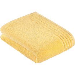 Badetuch Vossen, B:67cm L:140cm, gelb, Walkfrottee, Baumwolle, Handt&uuml;cher, "Vienna Style Supersoft", Supersoft Baumwolle