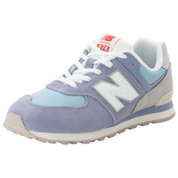 New Balance Mädchen Sneaker "574", Gr. 36dusk shower, Synthetik, Textil, Schuhe