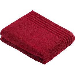 Badetuch Vossen, B:67cm L:140cm, rot, Walkfrottee, Baumwolle, Handt&uuml;cher, "Vienna Style Supersoft", Supersoft Baumwolle