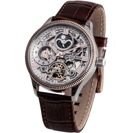 Carl von Zeyten Kinder Automatikuhr "Kirnbach", braun, Armbanduhren, Armbanduhr, Herrenuhr, Saphirglas, Made in Germany, Mechanische Uhr