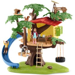Schleich Kinder Spielwelt "FARM WORLD, Abenteuer Baumhaus (42408)", bunt, Kunststoff, Spielfigurenwelten, Made in Europe