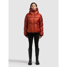 Khujo Damen Steppjacke "NOLANA"burned orange, Gr. S, unifarben, 100% Nylon, Jacken