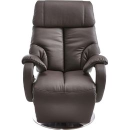 Sit & More TV-Sessel SIT & MORE, B:80cm H:115cm T:80cm, braun, Luxus-Microfaser (100% Polyester);Luxus-Kunstleder;NaturLEDER (echtes Rindsleder), Sessel,