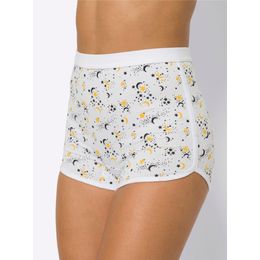 Damen Panty, Gr. 36, schwarz-wei&szlig;, 95% Baumwolle, 5% Elasthan, Unterhosen