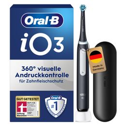 Oral-B Damen Elektrische Zahnb&uuml;rste "iO Series 3", schwarz, Elektrozahnb&uuml;rsten, Magnet-Technologie
