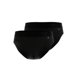 G&ouml;tzburg G&Ouml;TZBURG Herren Slip "X-lastic", Gr. 5, schwarz, Single Jersey, Obermaterial: 95% Baumwolle, 5% Elasthan, unifarben, Unterhosen, basic, elastischer