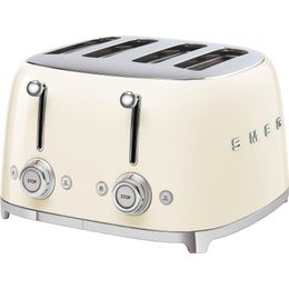 Smeg Toaster "TSF03CREU", B:33cm H:20cm T:30cm, beige, Toaster
