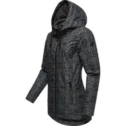 Ragwear Damen Outdoorjacke "Zuzka Ikat", schwarz, Gr. M, Au&szlig;enmaterial: 100% Polyester; Innenfutter: 100% Polyester, Jacken, Wasserdichte