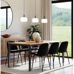 Globo LIGHTING LED Pendelleuchte "TRENTON", 1 Stk., wei&szlig;, Leuchten, H&auml;ngelampe/H&auml;ngeleuchte/Wohnzimmer/Esstisch/elegant