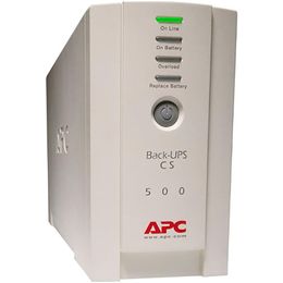 APC USV-Anlage "APC Back-UPS 500, 230V, Batterie 12V, 7.0Ah", B:19mm H:24mm T:41mm, beige, USV-Anlagen