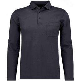 Ragman Herren Poloshirt, schwarz, Gr. S, Baumwollmischung, Shirts