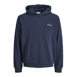 Jack & Jones Jack & Jones Junior Zip-Up Hoodie 'JJCOLLEGE' boy Blue size 128