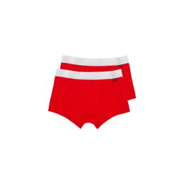 Herren Boxer "AI Tape Underwear 2 Pack", rot, Gr. S, Alpha Industries, Obermaterial: 93% Baumwolle, 7% Elastan, Unterhosen