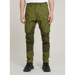 G-Star Raw G-STAR Damen Cargohose "3D Regular Tapered Cargohose 3.0"mayfly rain camo, Gr. 28, Obermaterial: 70% Baumwolle, 30% Baumwolle, Hosen