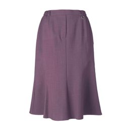 GOLDNER Damen A-Linien-Rock "Kurzgr&ouml;&szlig;e Knitterarmer Schlupfrock", rosa, Gr. 19, Obermaterial: 100% Polyester PES., R&ouml;cke
