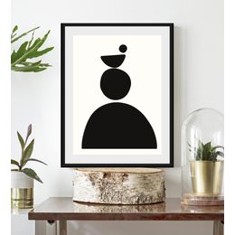Bild, B:30cm H:40cm, wei&szlig;, LeGer Home by Lena Gercke, Acrylglas, Holz, Papier, Wohnzimmer, Bilder, "Black is Beautiful III", HD Premium Poster-Druck