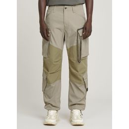 G-Star Raw Cargohose G-STAR "Rovic Zip 3D Loose Hose", Damen, Gr. 30, Länge 30, vintage khaki, Obermaterial: 65% Polyester, 35% Elastomultiester, Hosen Cargohose