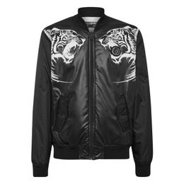 Plein Sport Jungen Blouson "Tiger", schwarz, Gr. XS, Obermaterial: 100% Polyester; Futter: 100% Polyester, Jacken