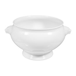 Seltmann Weiden Schale "L&ouml;wenkopfterrine ohne Deckel Lukullus 3,00 l wei&szlig;", B/H/L: 26,6cm, wei&szlig;, Sch&uuml;sseln