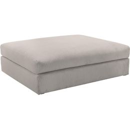 Polsterhocker Home Affaire, B:125cm H:52cm T:101cm, grau, 100% Polyester, Hocker, "Soft&Cosy XXL, B: 125 cm - OTTO. Verl&auml;ssliche Qualit&auml;t.",