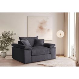 XXL-Sessel Home Affaire, B:151cm H:93cm T:123cm, grau, 100% Polyester, Sessel, "Soft&Cosy, B: 151 cm - OTTO. Verlässliche Qualität.", Mega-Sessel,