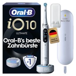 Oral-B Damen Elektrische Zahnbürste "iO 10", weiß, Kunststoff, B:2,5cm H:25,3cm T:2,5cm, Elektrozahnbürsten, Magnet-Technologie, iOsense, 7 Putzmodi,