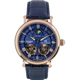 Carl von Zeyten Damen Automatikuhr "Murg", blau, Armbanduhren, Armbanduhr, Herrenuhr, Datum, Made in Germany, Mechanische Uhr