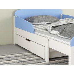 Bettschubkasten OTTO HOME, B:130cm H:19,4cm T:61,2cm, weiß, Massivholz, Schubladen, "Barne", Aus massiver Kiefer, FSC-zertifiziert