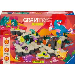 Ravensburger Jungen Kugelbahn-Bausatz "GraviTrax Junior Starter-Set XXL Dino", bunt, Kunststoff, Kugelbahnen, Made in Europe