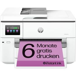 HP Multifunktionsdrucker "OfficeJet Pro 9730e A3 Großformatdrucker", B:58,1cm H:38,6cm T:46,7cm, weiß, Drucker, 3 Monate gratis Drucken mit HP