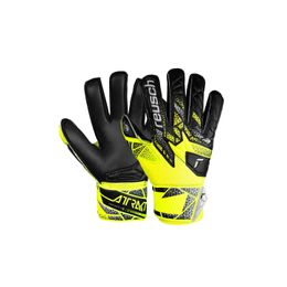 Reusch Kinder Torwarthandschuhe "Attrakt Infinity Junior", silber, Gr. 7, mehrfarbig, 30% Polyester, 27% Elastodien, 9% Polypropylen, 3% Polyurethan,