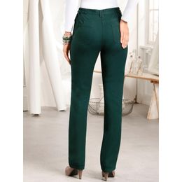 Classic Basics Damen Bequeme Jeans, gr&uuml;n, Gr. 26, unifarben, 98% Baumwolle, 2% Elasthan, Jeans