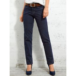 Inspirationen Damen 5-Pocket-Jeans, blau, Gr. 195, unifarben, 98% Baumwolle, 2% Elasthan, Jeans