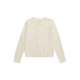 ABOUT YOU Knit Cardigan 'Helene ' girl White size 122/128